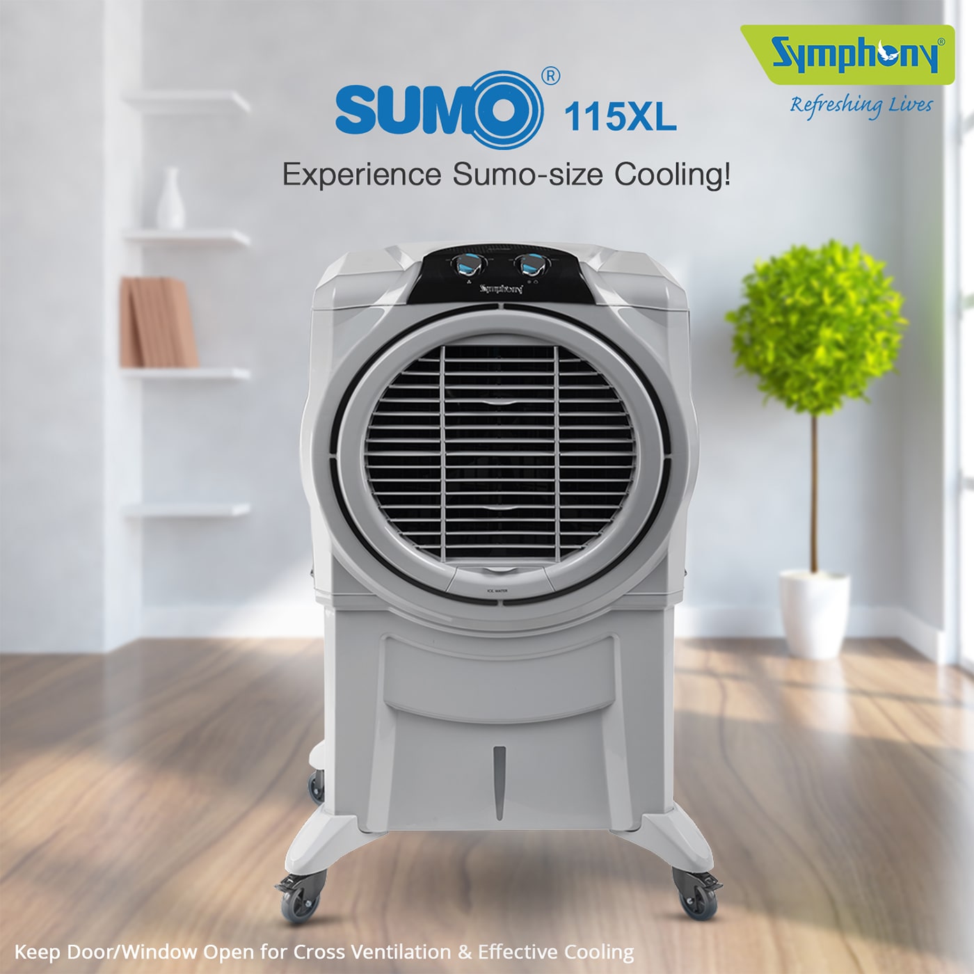 Sumo 115 XL (115-litres) Desert Air Coolers | Symphony