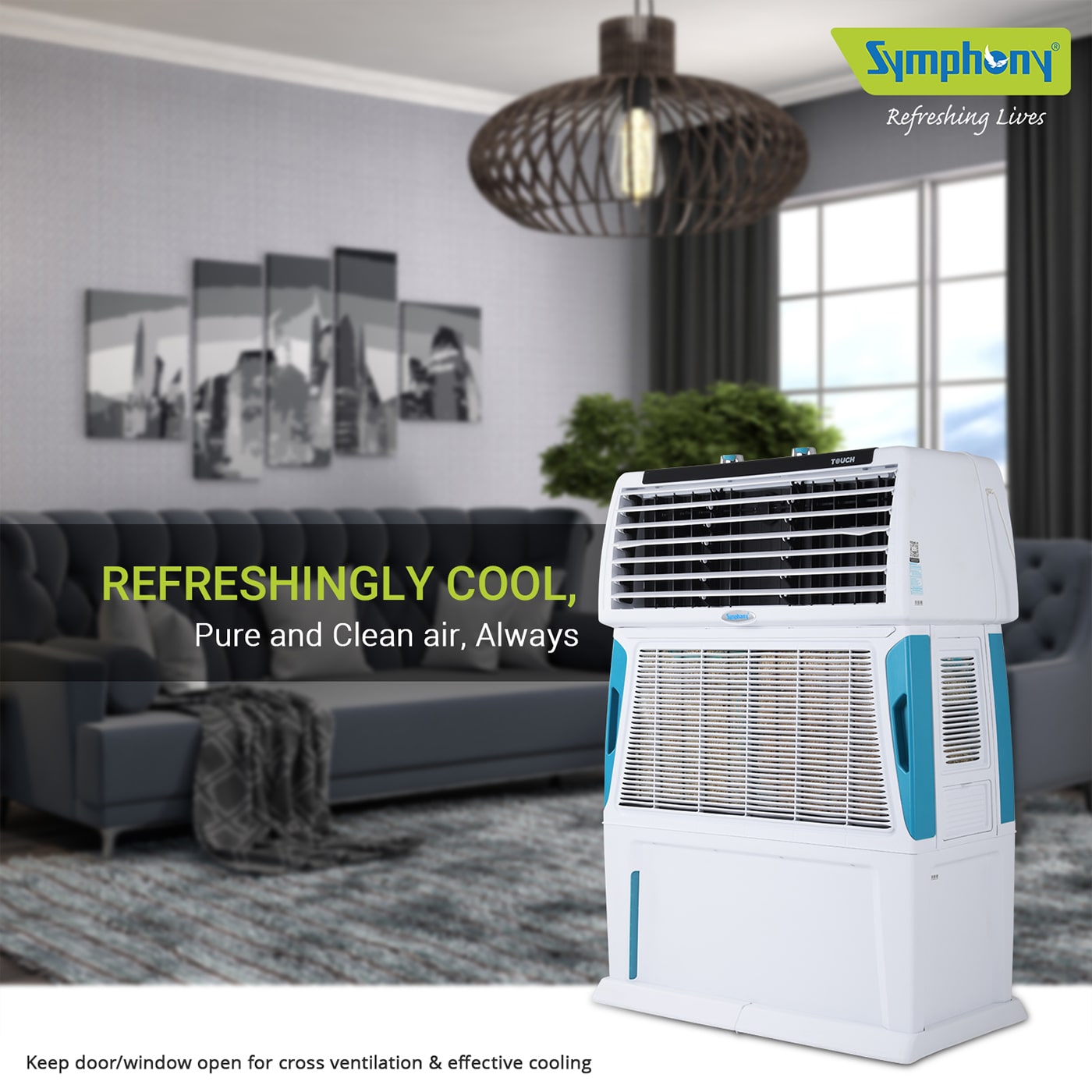 Desert Air Cooler Touch 80 (80-litres) | Symphony